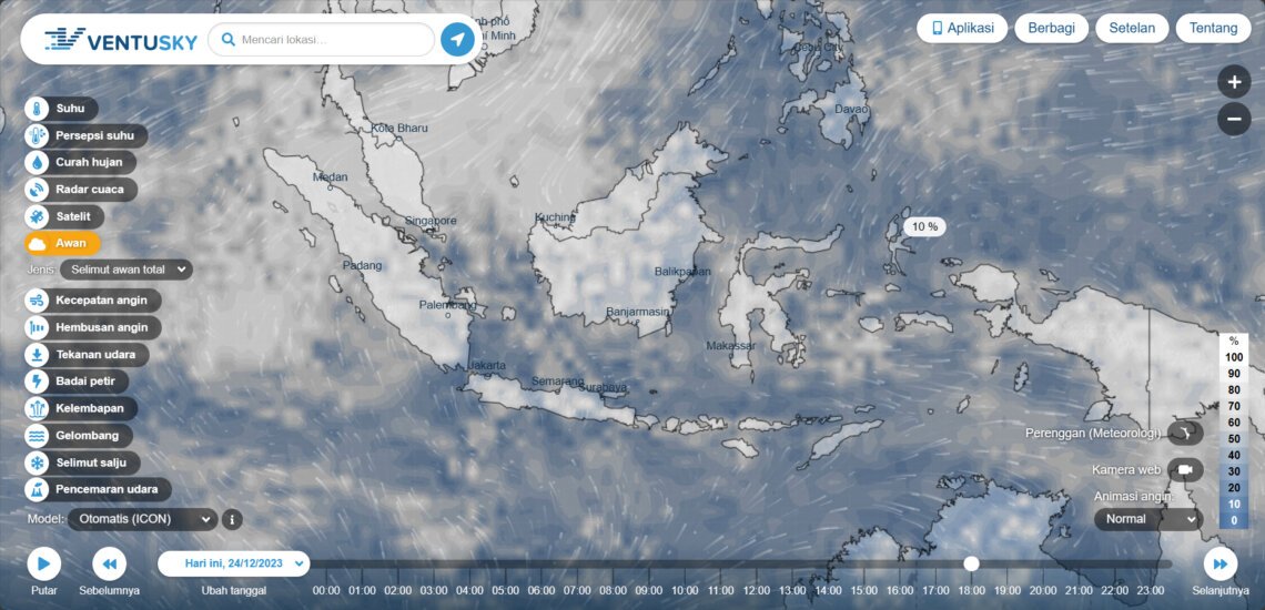 Viral Citra Satelit Tidak Ada Awan Di Atas Pulau Jawa
